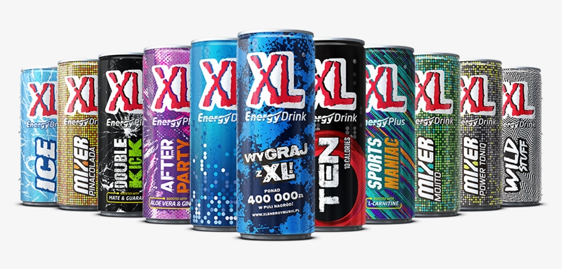 Xl Energy Drinks Xl Yourself - Xl Energy Drink Flavors - 800x326 PNG ...