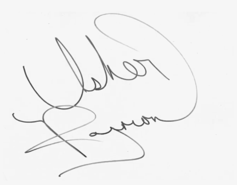 Usher Raymond Iv Signature - Signature Usher - 1227x895 PNG Download ...