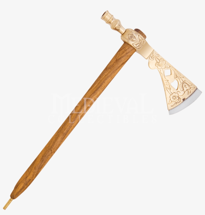 Engraved Brass Peace Pipe Tomahawk - Tomahawk - 850x850 PNG Download ...
