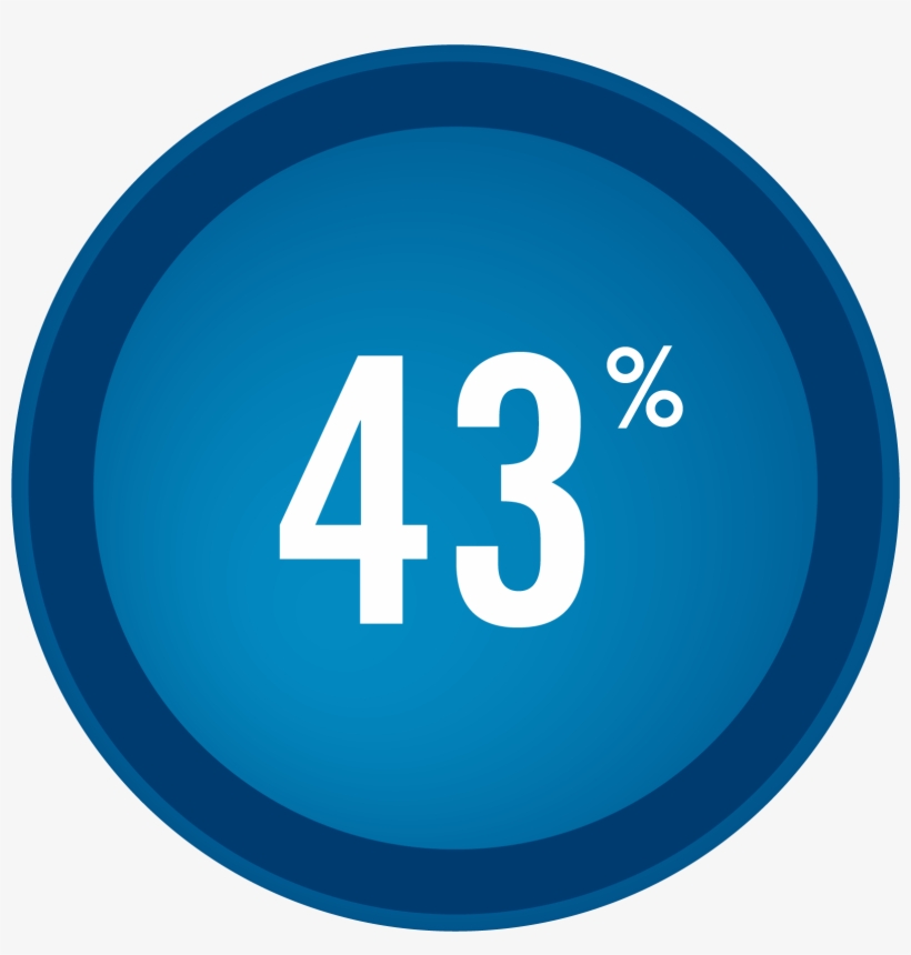 Circle With 43 Per Cent - Wordpress Logo Circle Png - 1593x1593 PNG ...