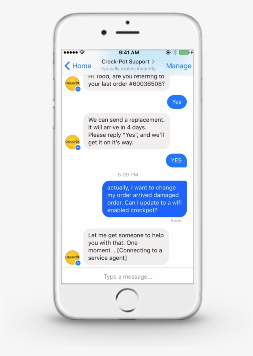 Conversational Service Livemessage Fb Msg - Iphone - 1564x2129 PNG ...