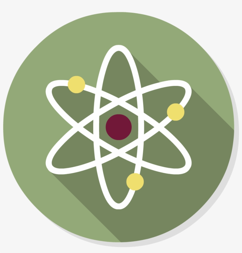 Feature Four - Atom Flat Icon - 1024x1024 PNG Download - PNGkit