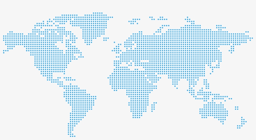 Global Mindset - Dotted World Map Png - 1024x510 PNG Download - PNGkit