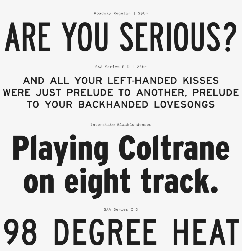 Font Review Journal Specimen Font Review Journal Specimen - East Urban ...