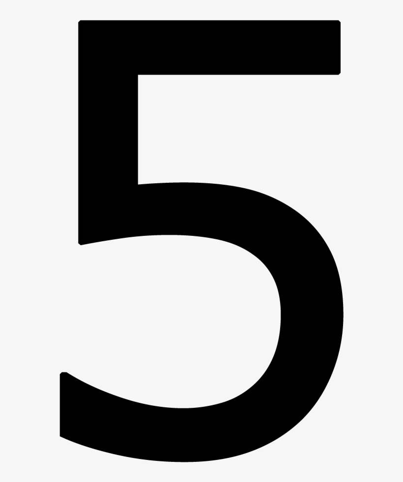 Number 5 Transparent Background - 1500x1500 PNG Download - PNGkit