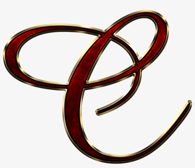 Capital Letter C Red - Script C - 1280x994 PNG Download - PNGkit