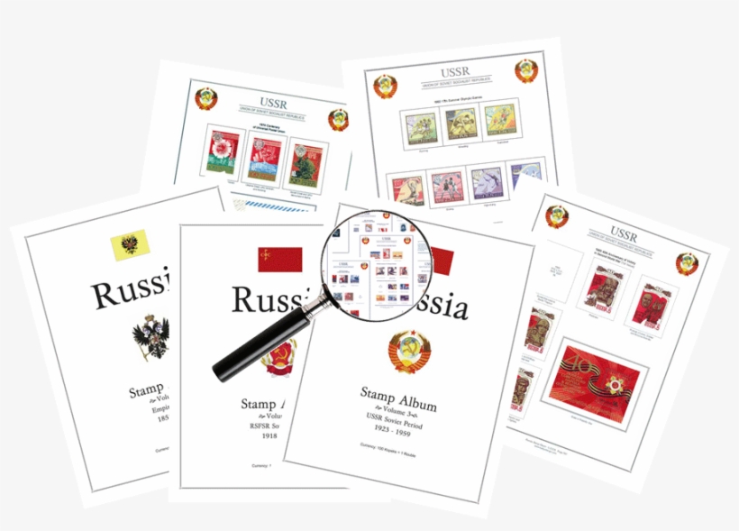 1991 Empire To Ussr Soviet Union - Stamp Album - 928x618 PNG Download ...