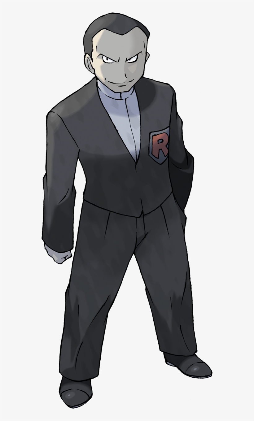 Firered Leafgreen Giovanni - Giovanni Team Rocket - 552x1280 PNG ...