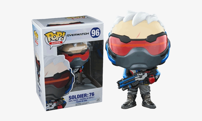 1 Of - Soldier 76 Funko Pop - 600x600 PNG Download - PNGkit