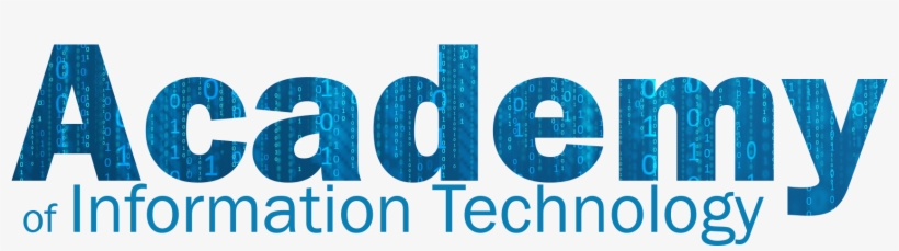Aoit Logo Binary - Academy Of Information Technology Logo - 1800x453 ...