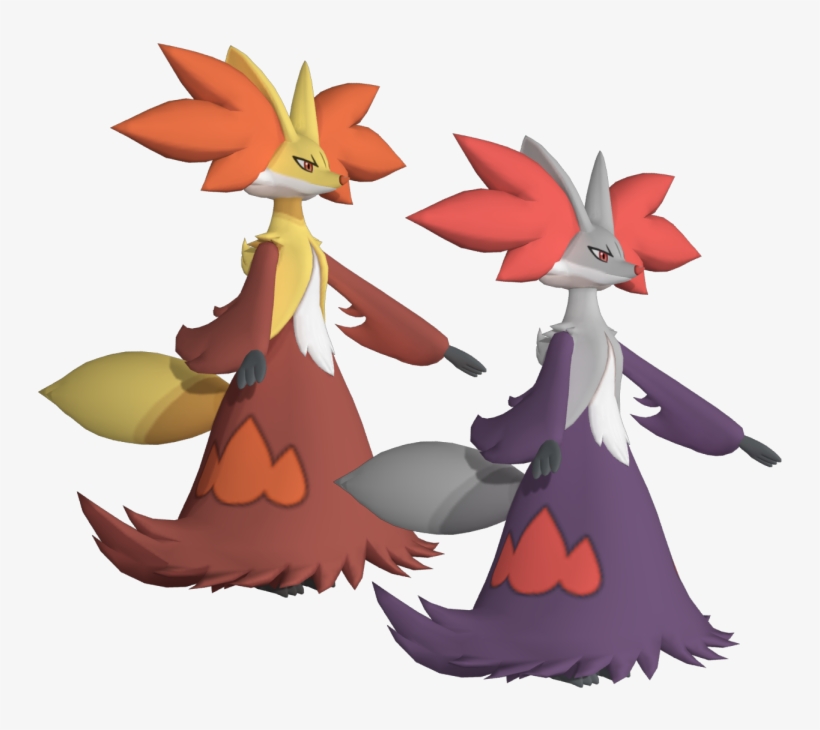 Download Zip Archive - Delphox 3d Model - 750x650 PNG Download - PNGkit