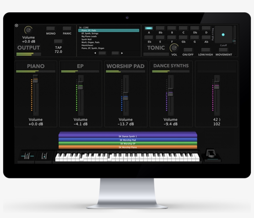 Sunday Keys Core Worship Patches For Mainstage 3 - Mainstage - 1000x813 ...