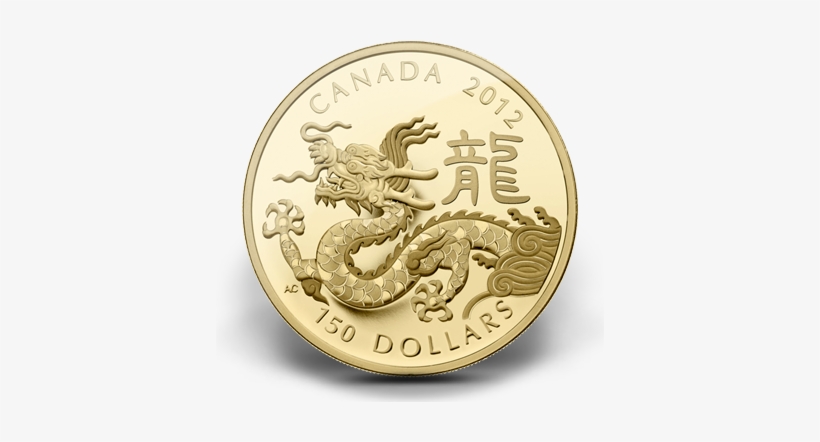 Flash - Royal Canadian Mint Dragon Coin - 388x371 PNG Download - PNGkit