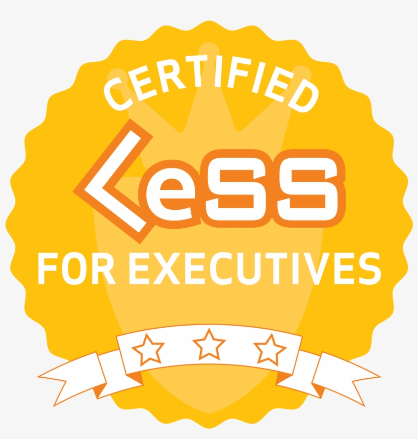 Certified Less Executive - Less Agile - 1828x1818 PNG Download - PNGkit
