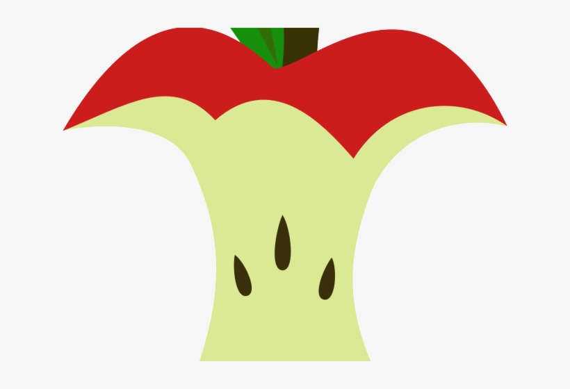 Clipart Apple Core