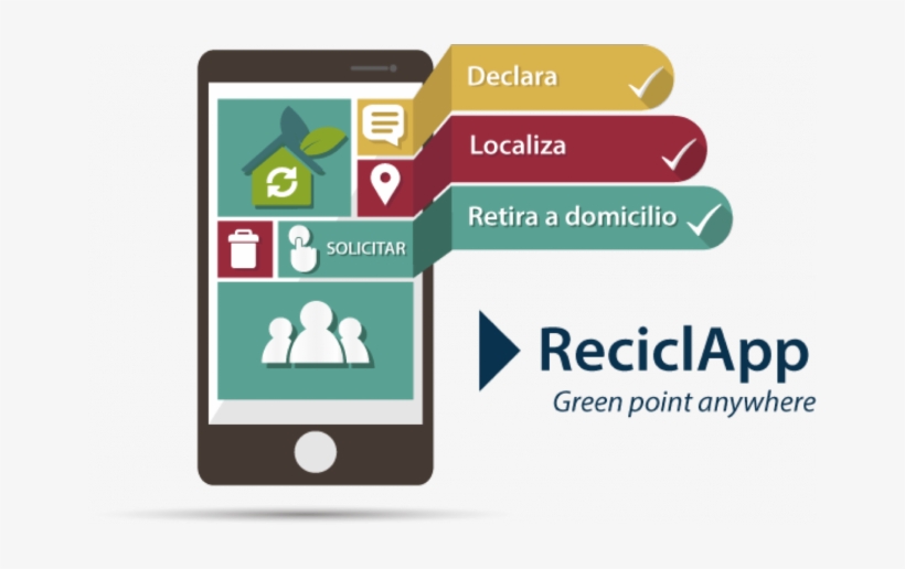 Conoce Reciclapp, El Nuevo “uber Del Reciclaje” Que - Mobile App - 660x436 PNG Download - PNGkit