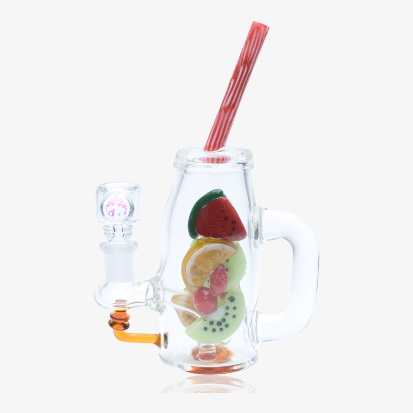Empire Glassworks Watermelon Detox Dab Rig - Mini Mason Jar Bong ...