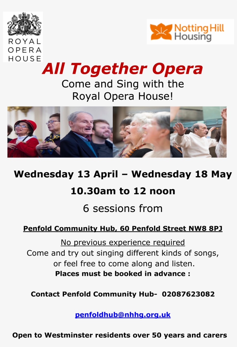 Roh Singing Sessions Aprilmay 2016- Flyer - Royal Opera House, London ...