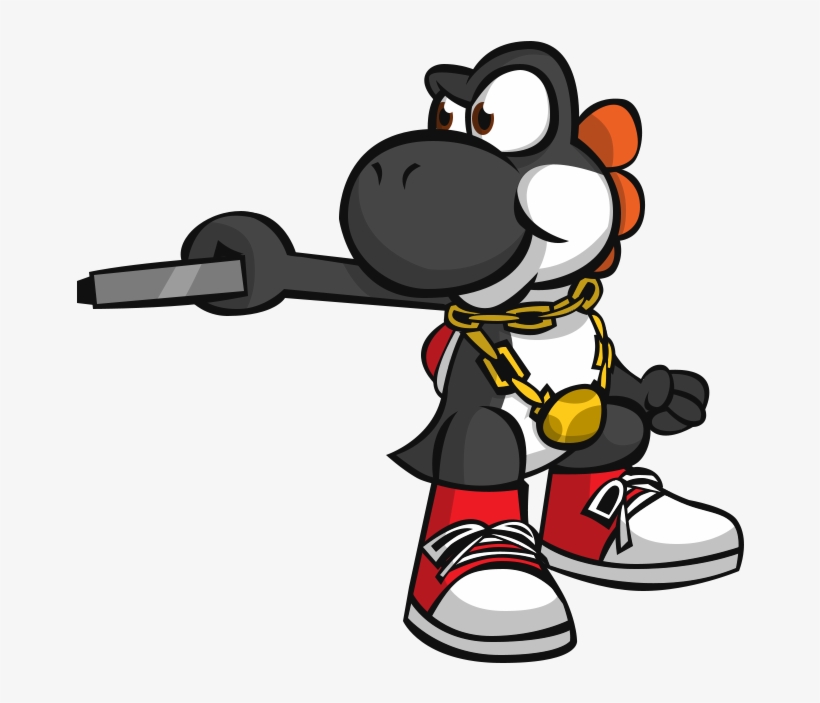 Black Yoshi By Ekarasz On Deviantart - Yoshi - 713x666 PNG Download ...