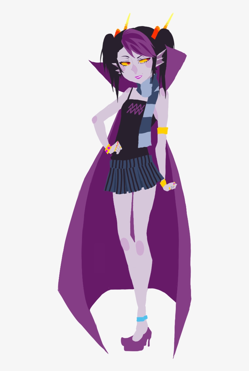 Homestuck Female Eridan - 518x1153 PNG Download - PNGkit