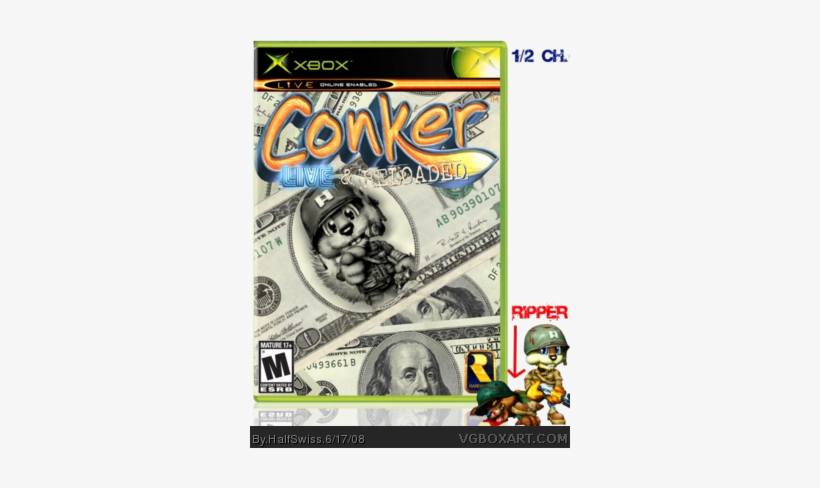 Live And Reloaded Box Cover - Conker: Live & Reloaded : Prima Official ...