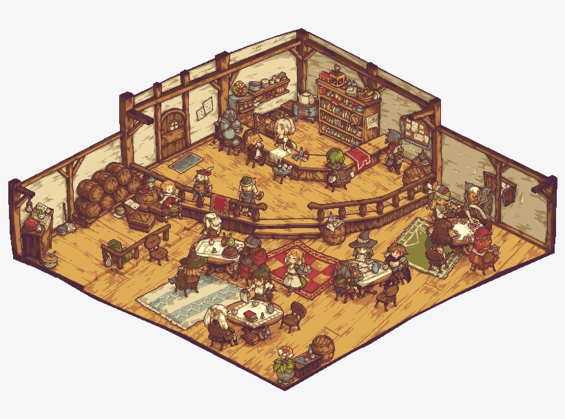 Inn Clipart Rpg - 2d Rpg Game Art - 1024x640 PNG Download - PNGkit