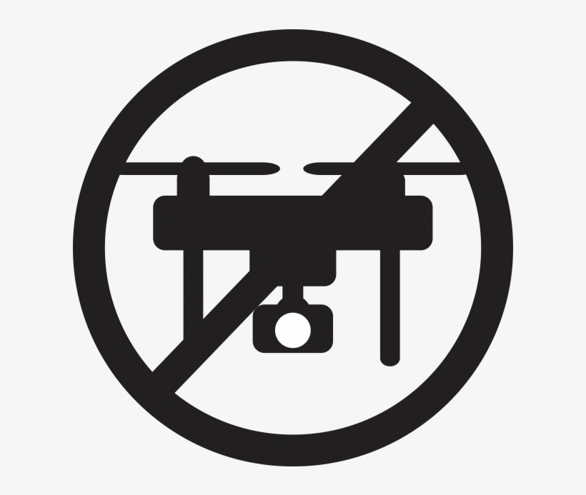 Drone Icon Design Free Wings Propellers Propel Fly - No Drone Sign Png ...