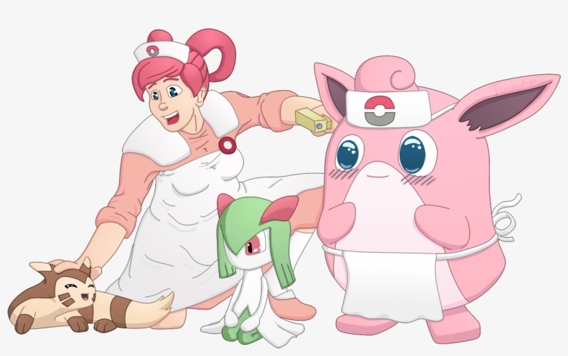 Pokemon Y - Joyful Nurse - Cartoon - 1500x921 PNG Download - PNGkit