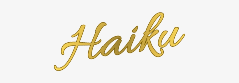Haiku For You - Calligraphy - 496x283 PNG Download - PNGkit