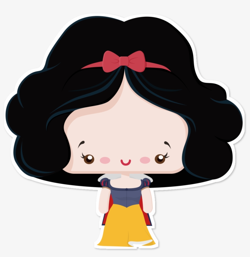 Adesivo Branca De Neve Baby Princess De Mathna - Branca De Neve Baby ...