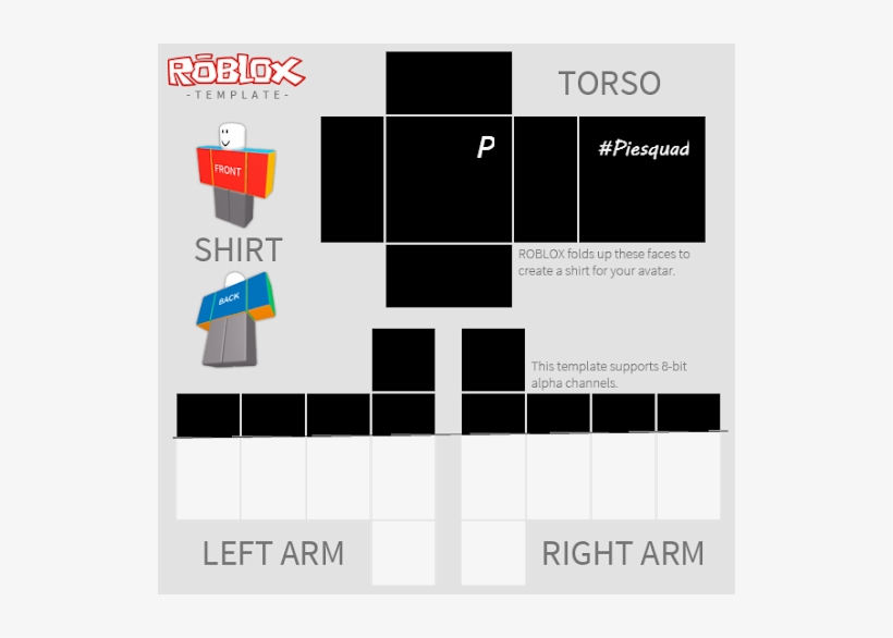 Black Roblox Shirt Template