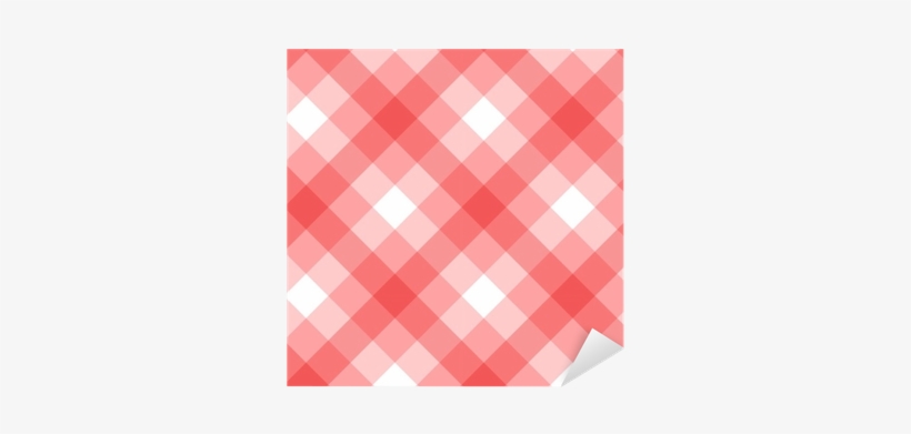 Pink Checker Pattern Seamless Vector Design Sticker - Plaid - 400x400 ...