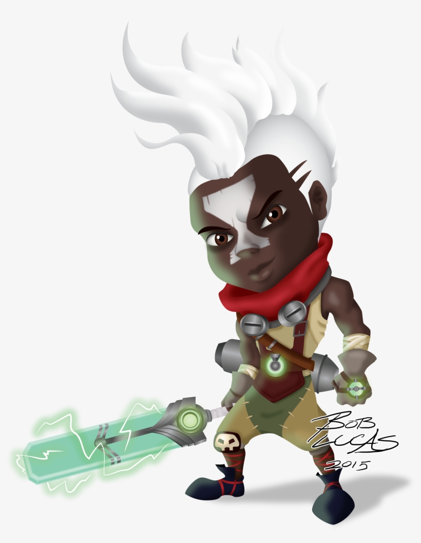 I Spent Some Extra Time On This Ekko Vector Art, Had - Ekko Transparent ...