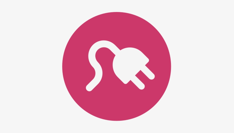 Ultimate Outlook Plug-in - Plug Icon Circle - 388x386 PNG Download - PNGkit