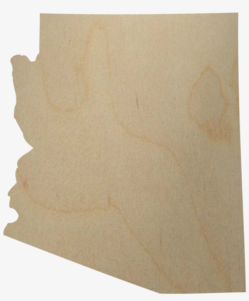 Wooden Arizona State Shape - Arizona - 1124x1690 PNG Download - PNGkit