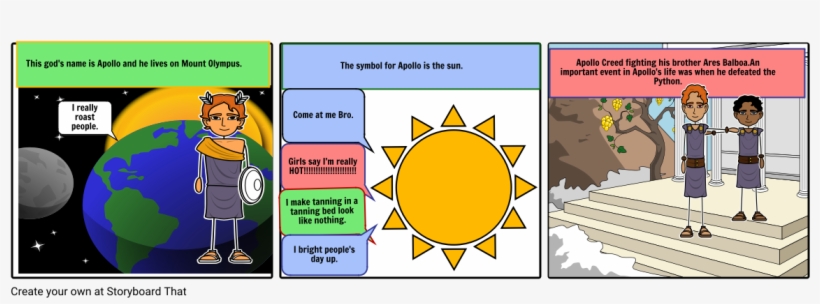 Apollo - Cartoon - 1164x385 PNG Download - PNGkit