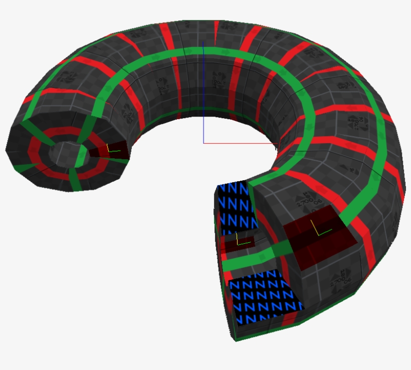 Basic Texture Align On A Hollow Torus - Inflatable - 819x659 PNG ...