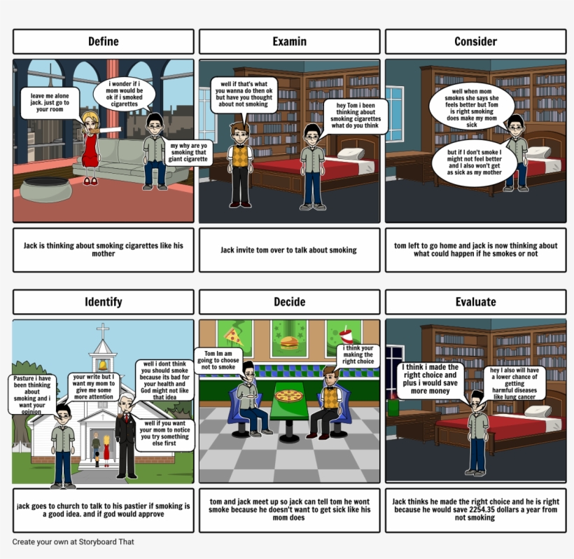 Decision-making Comic Strip - Ethical Dilemma - 1164x1086 PNG Download ...