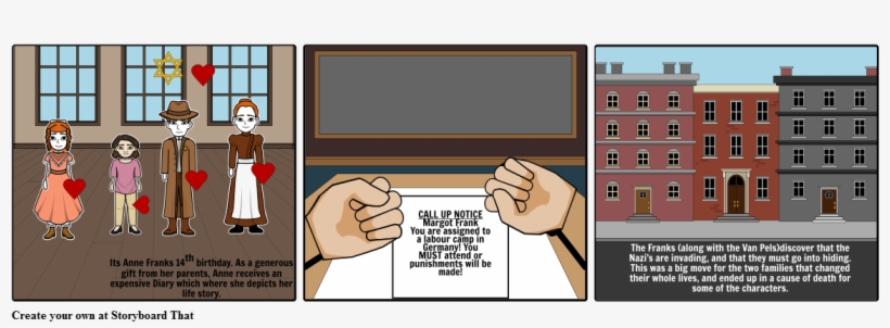 Anne Frank - Cartoon - 1164x385 PNG Download - PNGkit