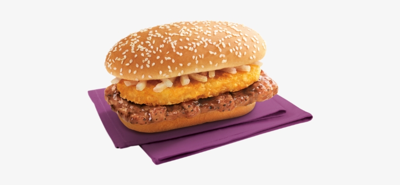 The Golden Prosperity Chicken Burger - Hamburger - 700x423 PNG Download ...