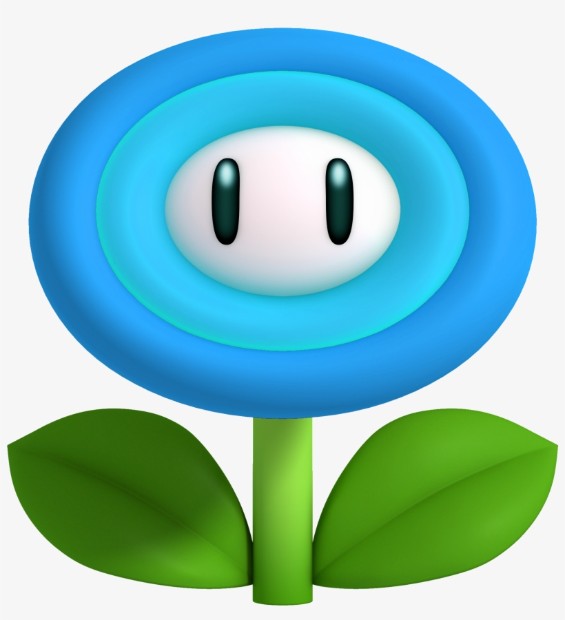 Ice Flower Smwu - Mario Bros Fire Flower - 2048x2048 PNG Download - PNGkit