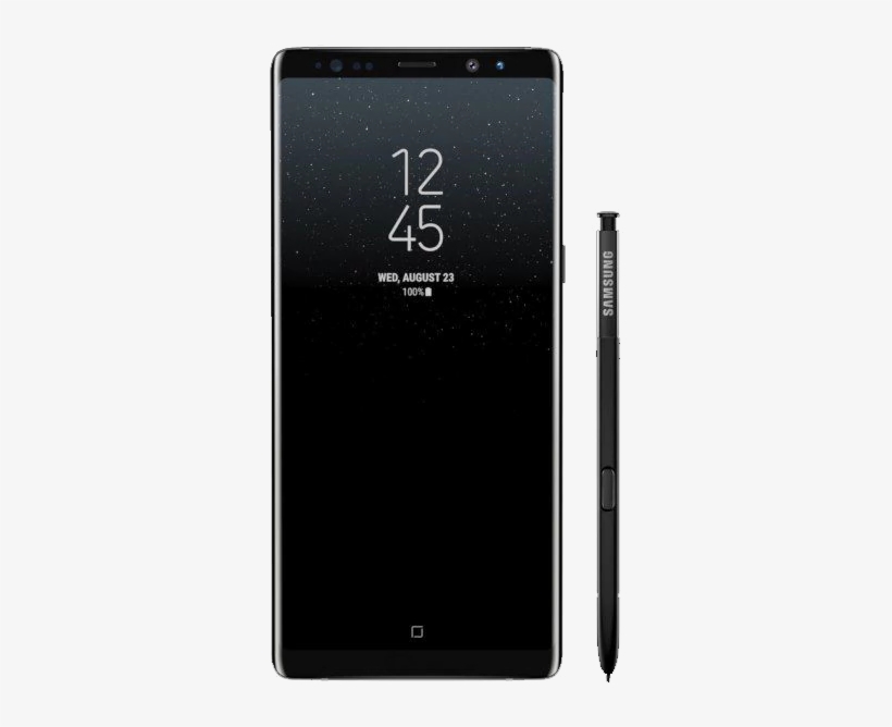 Samsung Galaxy Note 8 Dual Sim Midnight Black 6gb Ram - 332x680 PNG ...