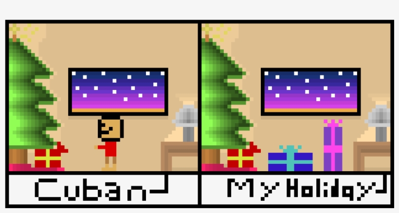 Cuban Christmas And Mine - Graphic Design - 1100x540 PNG Download - PNGkit