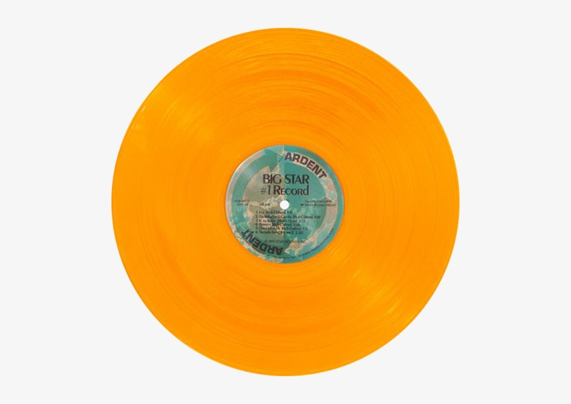 Download Transparent Big Star - - Transparent Orange Vinyl Record - PNGkit