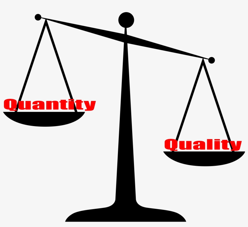This Free Icons Png Design Of Quality Vs Quantity - 2400x2076 PNG ...