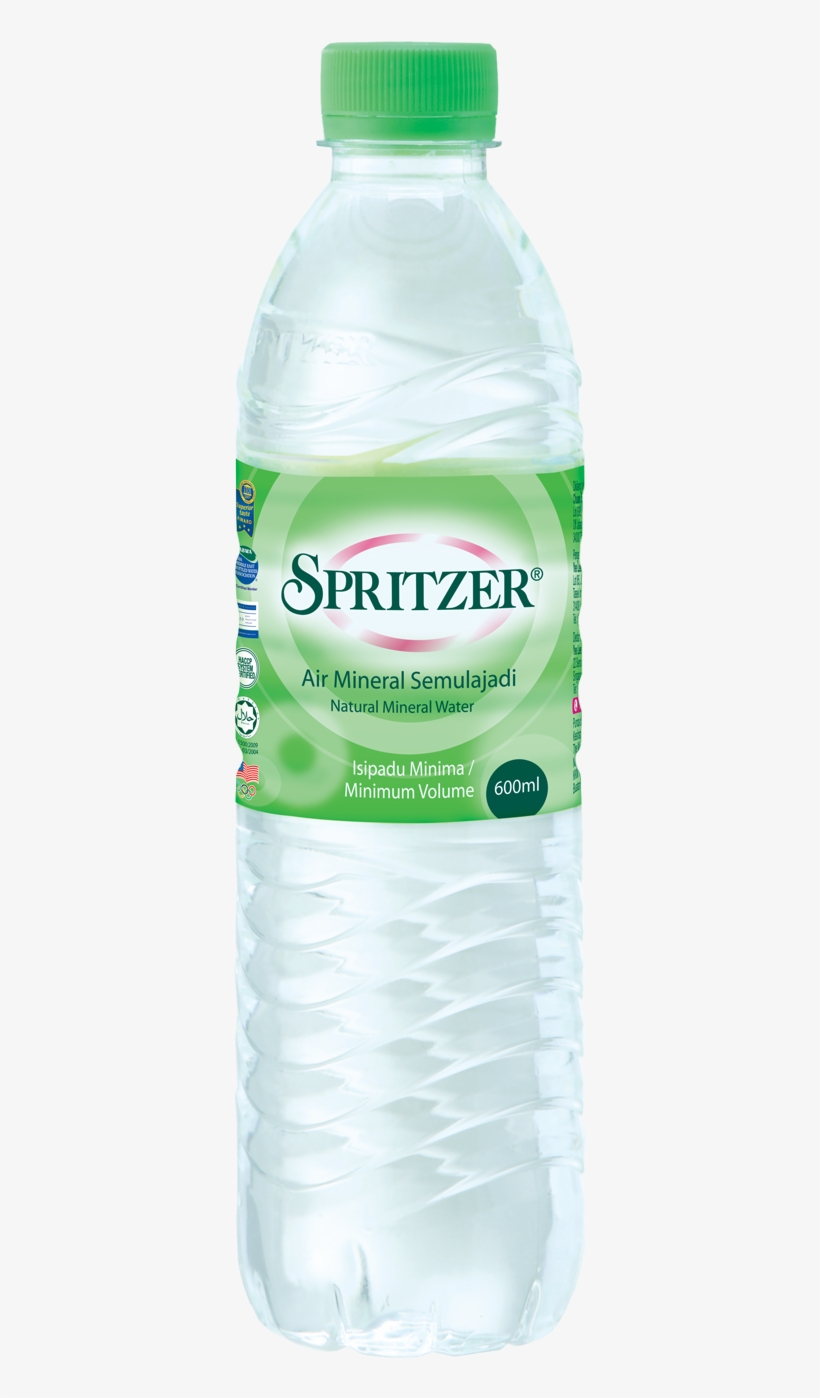 Spritzer Nmw 600ml New Label - Plastic Bottle - 900x1634 PNG Download ...