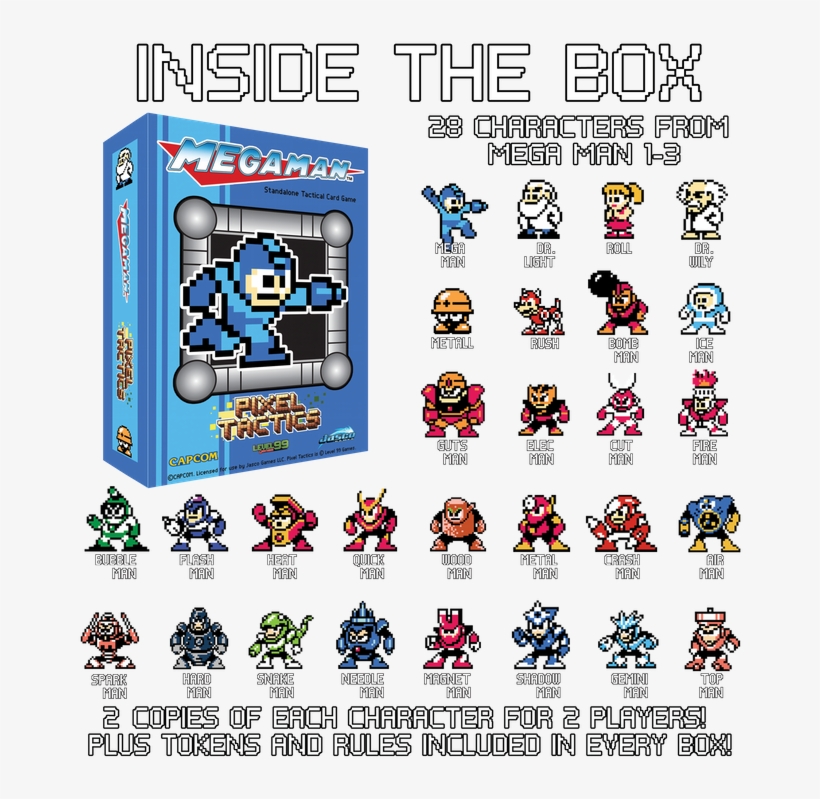 Mega Man Pixel Tactics - 680x734 PNG Download - PNGkit