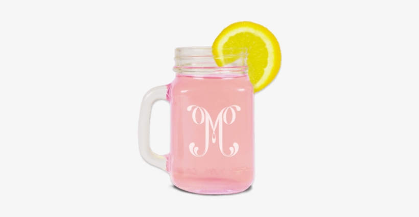 Crest Mason Jar - Bronson Monogram Mason Jar By Embossed Graphics ...