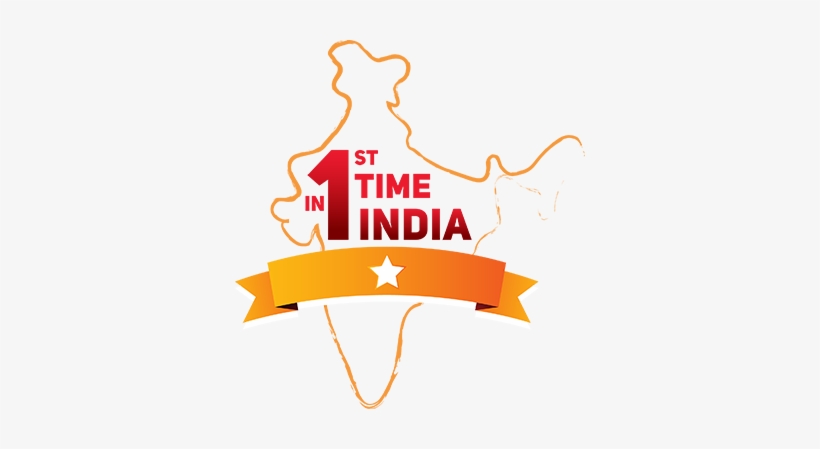 Download Transparent 1st Time In India - 1st Time In India Logo - PNGkit