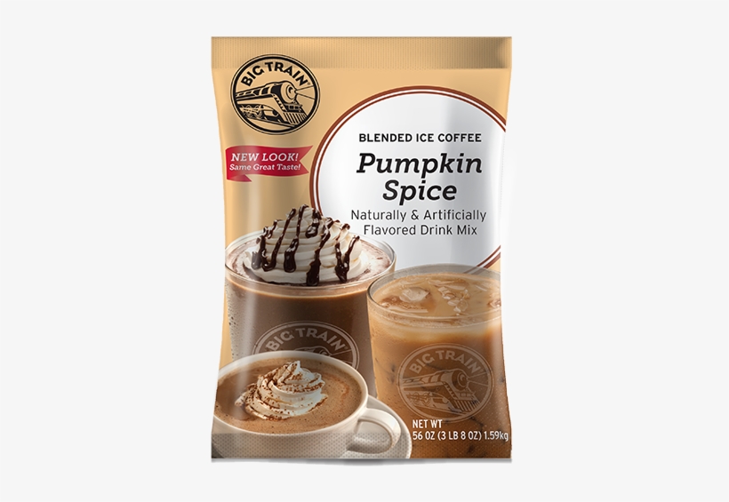 Pumpkin Spice Big Train Ice Blended Coffee Powder Mix - Big Train ...